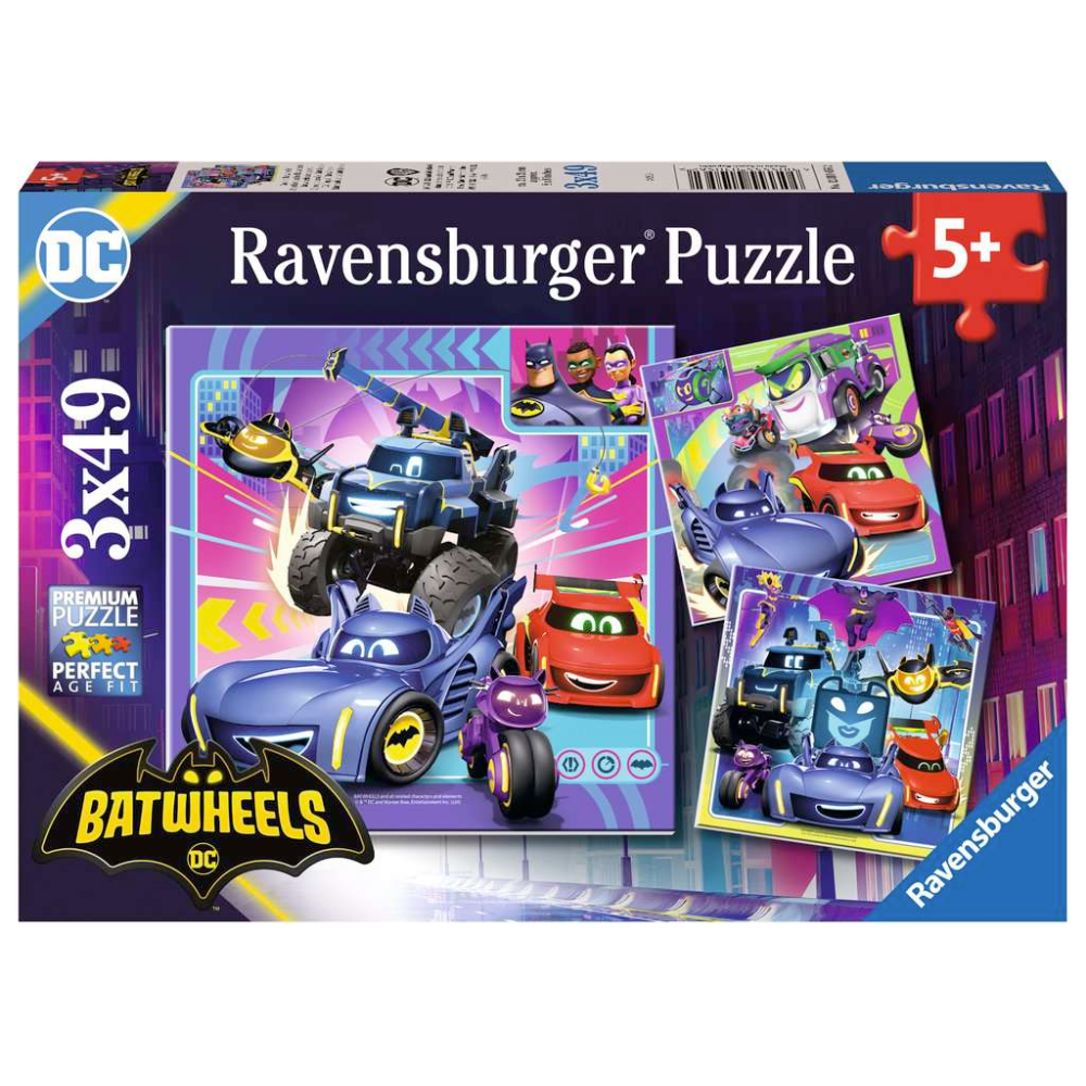 Batwheels (3x 49 Pieces) – The Puzzle Academy