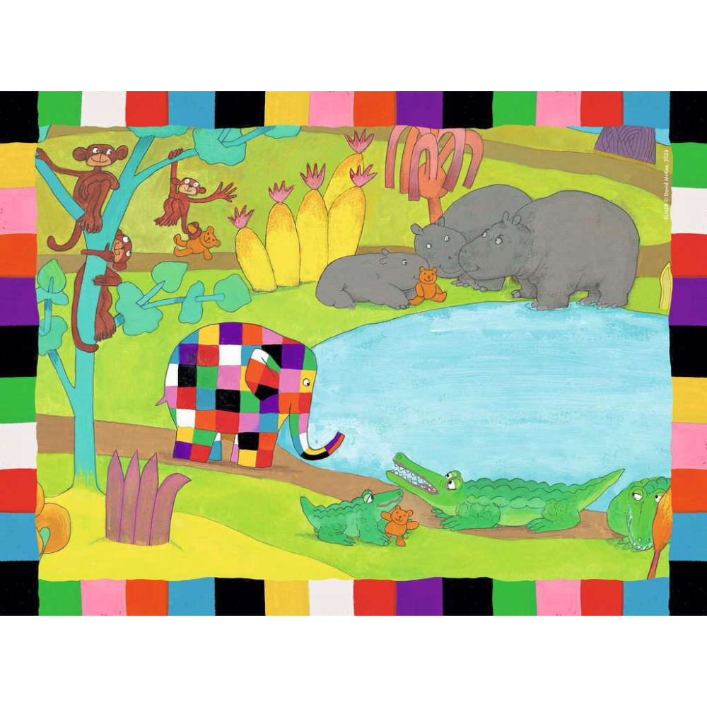 Elmer the Elephant (4 in a Box) – The Puzzle Academy