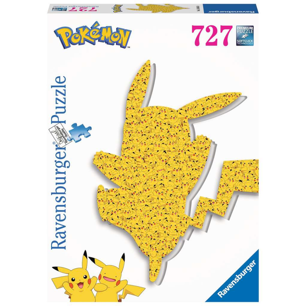 Pokemon Shaped Pikachu (727 Pieces) – The Puzzle Academy