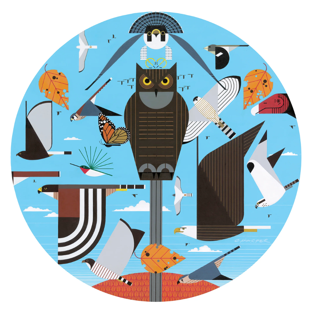 Charley Harper: Hawk Mountain – The Puzzle Academy